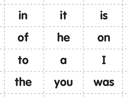 Letters and Sounds sight words high frequency by - UK Teaching ...