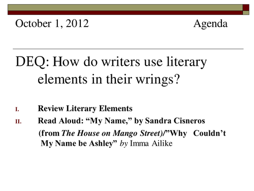 Grade 9 English Lesson Plans: SpringBoard IV (Coming of Age) Part I ...