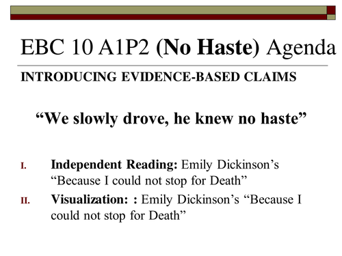 Evidence-Based Claims ELA/Literacy Units Gr 10 | Teaching Resources