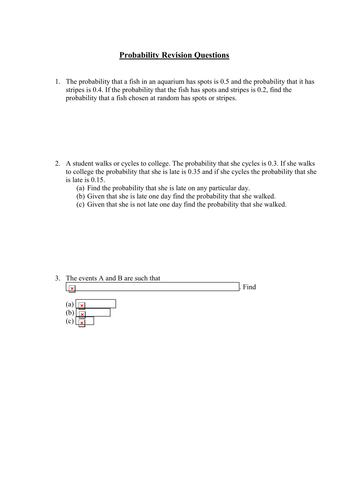 Probability | Teaching Resources Probability | Teaching Resources
