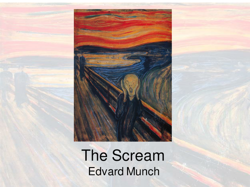 The Scream Munch Color and Emotion | Teaching Resources