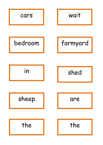 Phase 4 phonic sentences activity by joop09 - Teaching Resources - TES