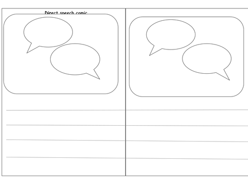 Speech bubbles | Teaching Resources