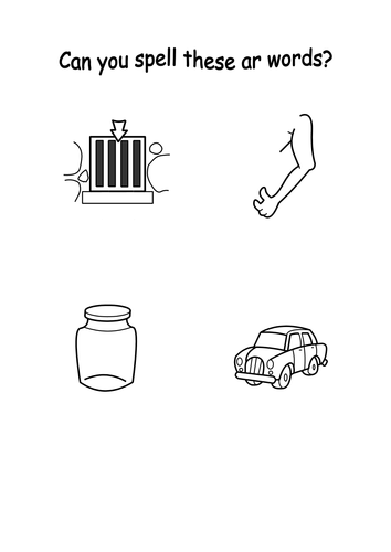 Writing ar words handouts | Teaching Resources
