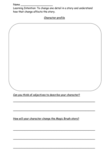 Using adjectives to describe character and setting | Teaching Resources