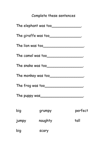 Dear Zoo Teaching Resources | Teaching Resources