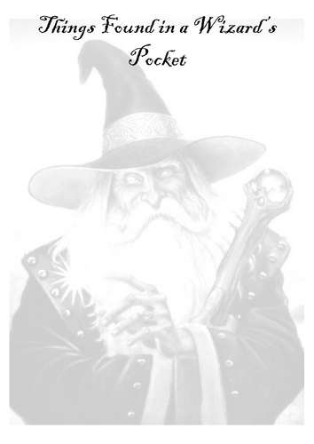 Ten Things Found in a Wizard’s Pocket poem & sheet | Teaching Resources