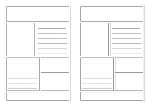 Leaflet Template | Teaching Resources Leaflet Template | Teaching Resources
