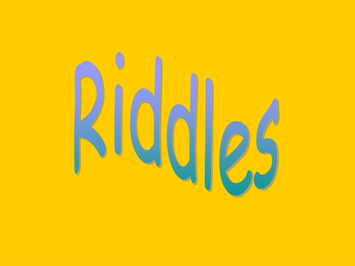 Riddles | Teaching Resources