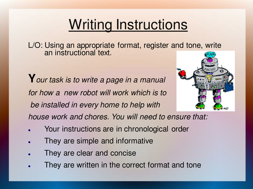 Instructional non-fiction writing | Teaching Resources