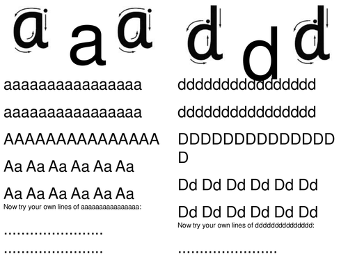 Homework spelling and handwriting sheets by tryingtogetorganised ...