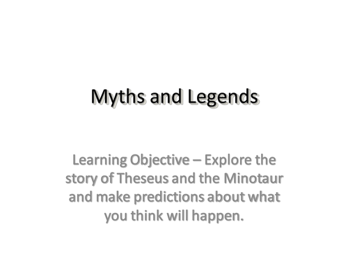 Myths and legends intro | Teaching Resources