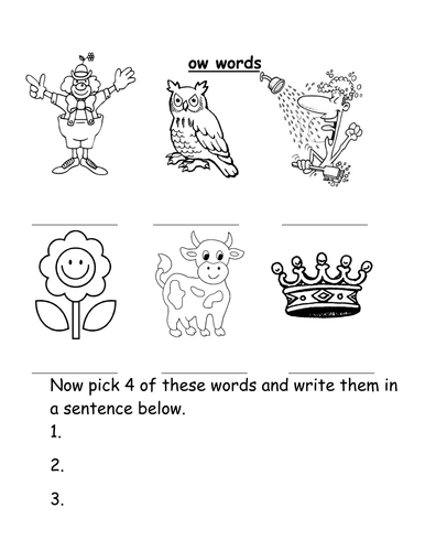 ow words handout | Teaching Resources