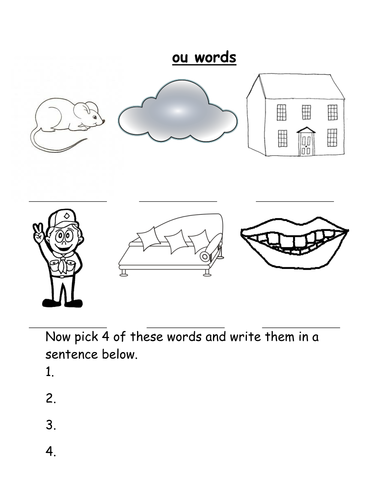 ou words handout | Teaching Resources