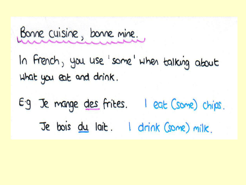 Manger et boire pour la sante | Teaching Resources