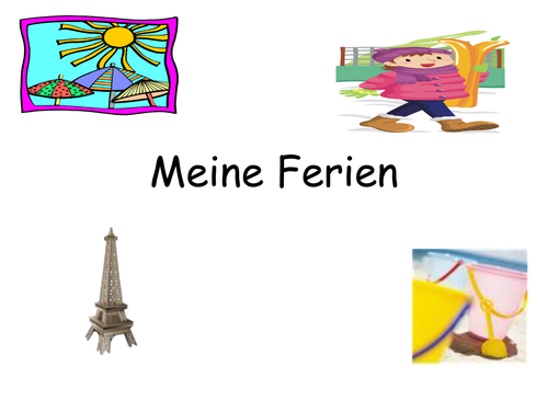 Meine Ferien | Teaching Resources