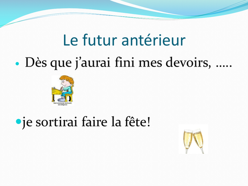 Le futur antérieur | Teaching Resources