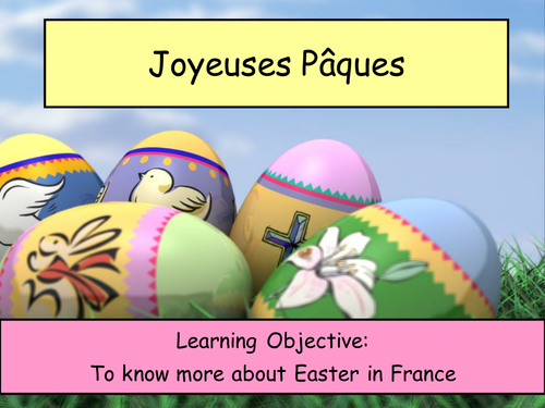 Joyeux Pacques | Teaching Resources