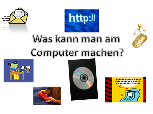 Was kann man am Computer machen? | Teaching Resources