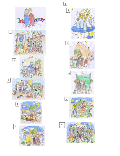 The Christmas Story in German | Teaching Resources