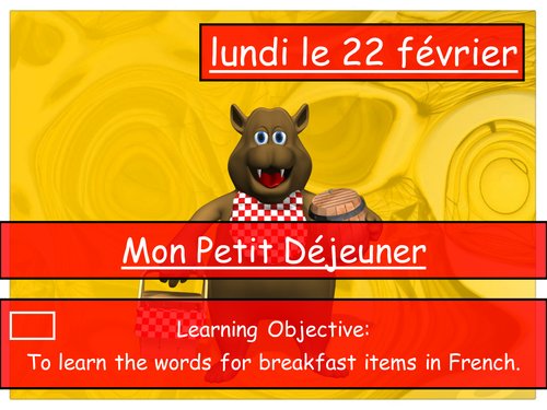Mon Petit Déjeuner - breakfast items in French | Teaching Resources