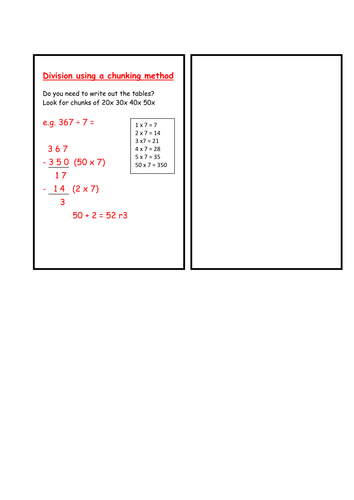 Division using the Chunking Method (TU) by nayanmaya - Teaching ... Division using the Chunking Method (TU) by nayanmaya - Teaching ...