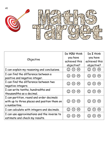 Target setting sheet for students by fm1981 - Teaching Resources - TES Target setting sheet for students by fm1981 - Teaching Resources - TES