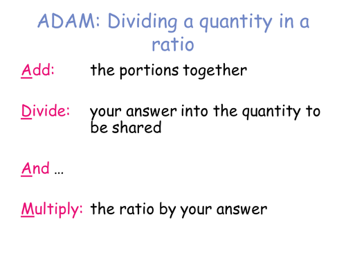 Ratio and Proportion | Teaching Resources