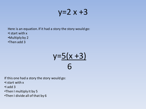 What is the story of the big equation | Teaching Resources