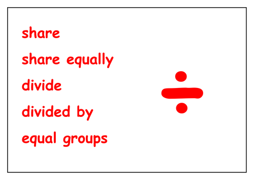 Operation words | Teaching Resources