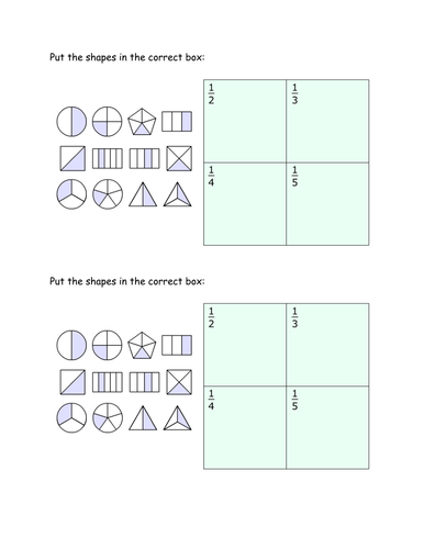 Fractions Introduction Lesson | Teaching Resources