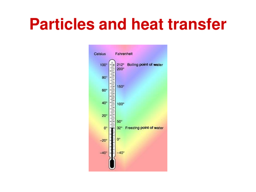 Particles & Heat Transfer PowerPoint | Teaching Resources
