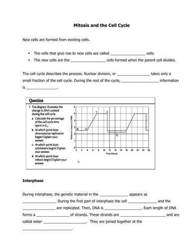 Revision on mitosis and cell cycle by zuba102 - Teaching Resources - TES