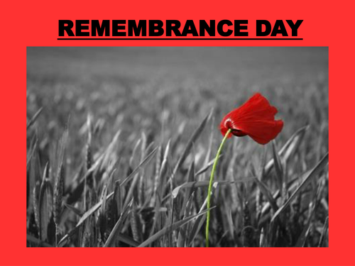 Remembrance Day Presentation | Teaching Resources