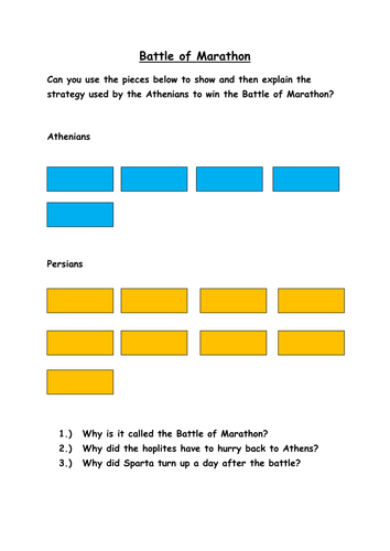 Battle of Marathon | Teaching Resources
