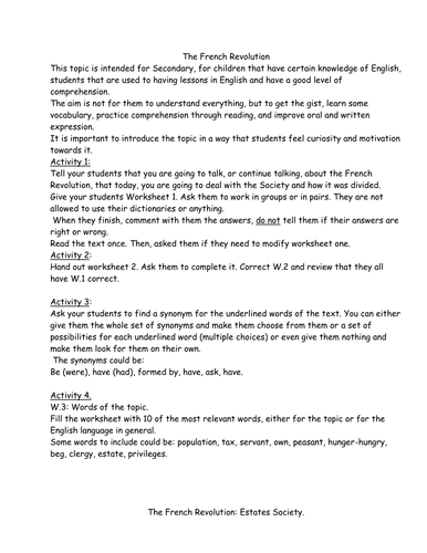 The French Revolution | Teaching Resources