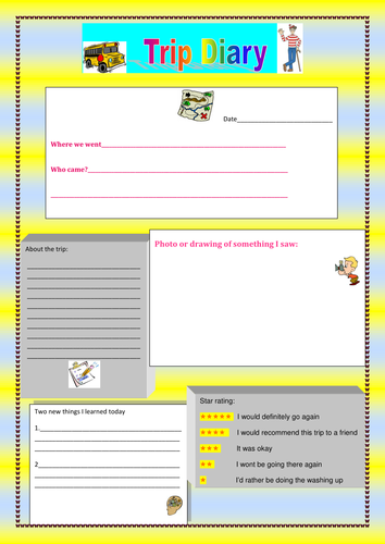 Fieldtrip Diary | Teaching Resources