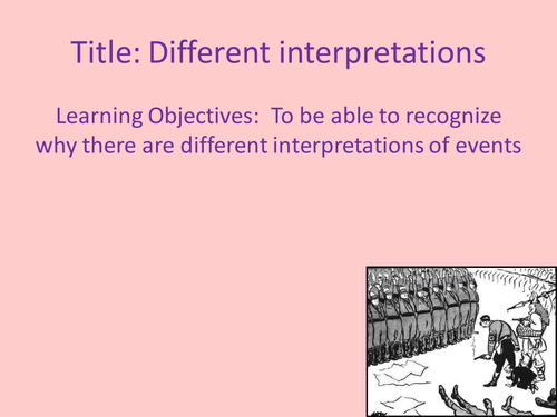 Germany History – Different Interpretations | Teaching Resources