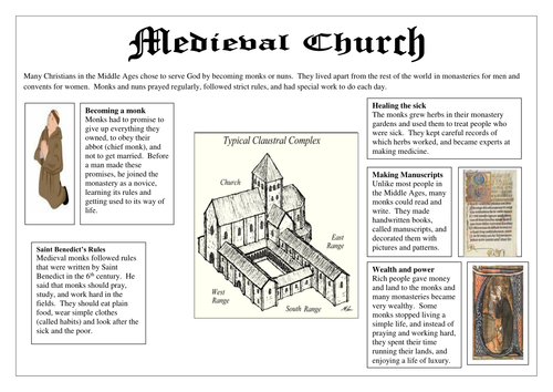 Medieval Church | Teaching Resources