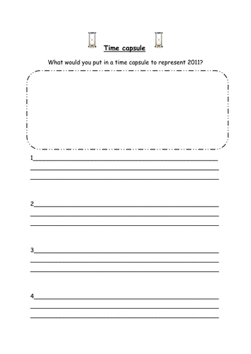 Time capsule | Teaching Resources