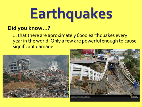 Earthquake Ppt Teaching About New Madrid Earthquakes: Science And