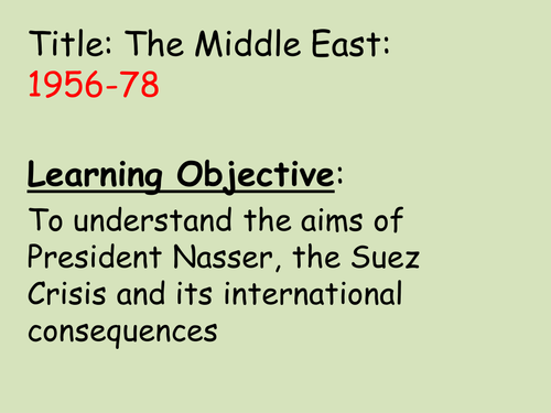 DEPTH STUDIES | Teaching Resources