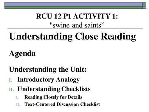 Understanding Close Reading (Grade 12) Life Steps | Teaching Resources