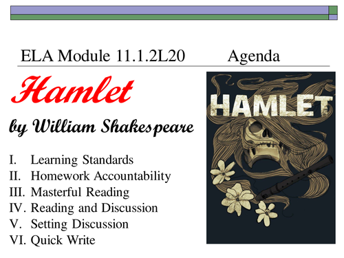 ELA Module 11.1.2 Part III (Hamlet) | Teaching Resources