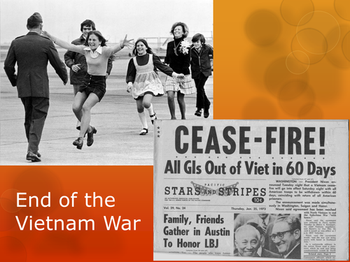 US Actions to End the Vietnam War by scottathomas - Teaching Resources ...