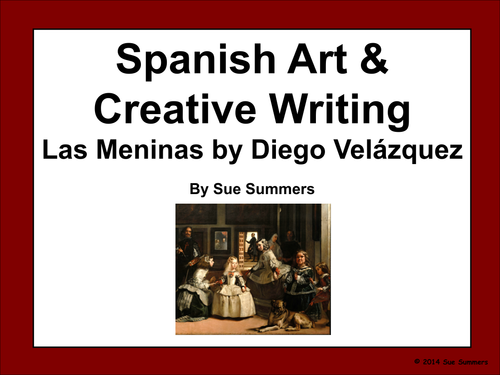 Spanish Art Creative Writing Activity - Las Meninas by Diego Velazquez ...