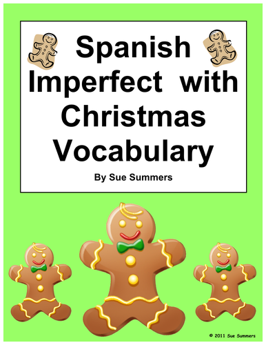 Spanish Christmas Imperfect Sentences & Conjugations | Teaching Resources