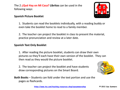 Spanish House - Que Hay en Tu Casa Booklet | Teaching Resources
