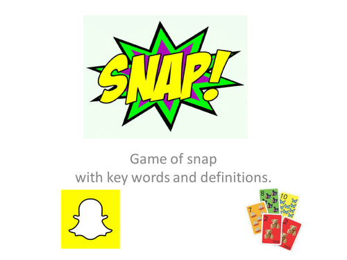 Snap - Matters of life | Teaching Resources