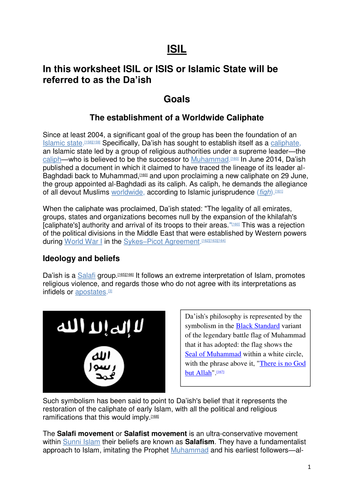 Islamic State | Teaching Resources